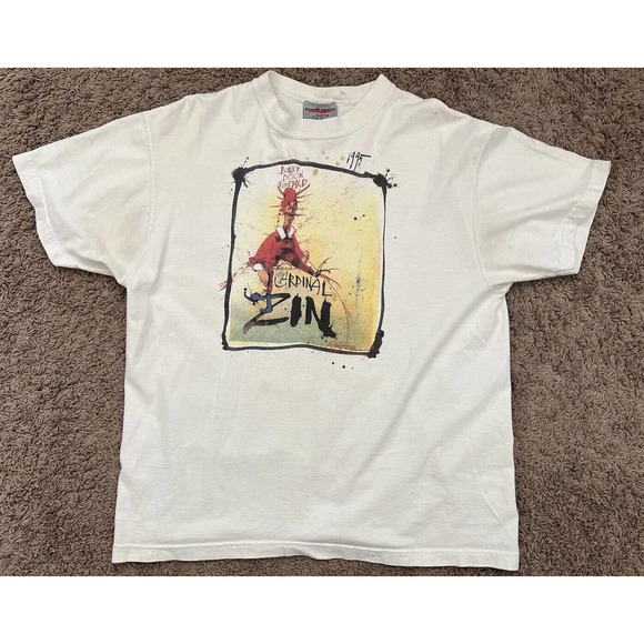 Unknown | Shirts | Vintage 9s Ralph Steadman Cardinal Zin Bonny Doon ...